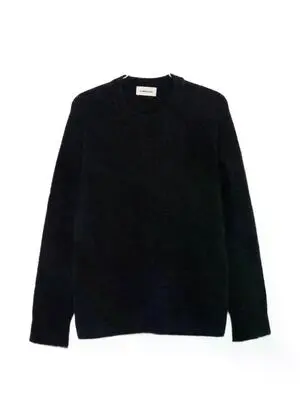 ATOMO FACTORY Crew-neck Long-sleeve Sweater - Blue