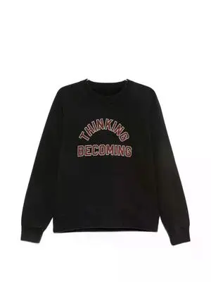 Sacai Slogan Print Sweatshirt
