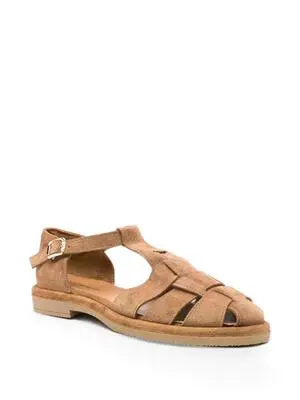 SERGIO MORETTI FIRENZE Buckle-fastening Cage Sandals