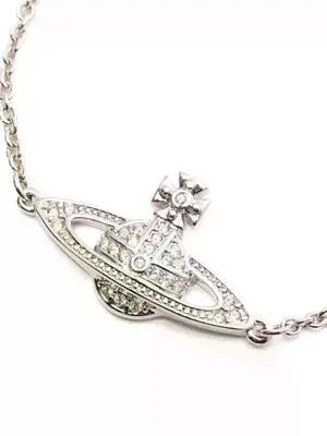 VIVIENNE WESTWOOD Mini Bas Relief Bracelet With Crystal Embellishments