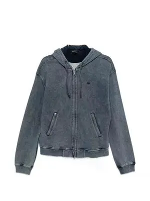 Emporio Armani Zip-up Hoodie - Blue