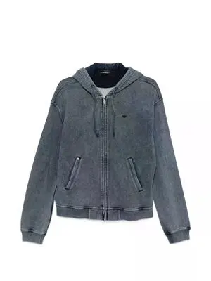 Emporio Armani Zip-up Hoodie - Blue