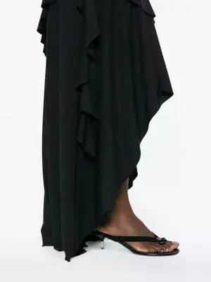 Moschino Asymmetrical Ruffled Dress
