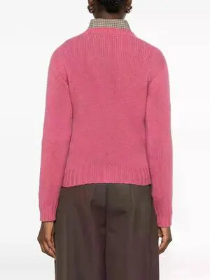 ARAGONA Ribbed-knit Crew-neck Sweater
