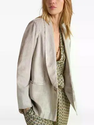 Momoni Shawl-collar Corduroy Blazer