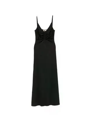 Christopher Esber Ruched Cut-out Maxi Dress - Black