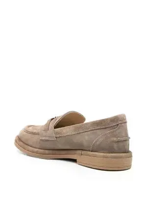 SERGIO MORETTI FIRENZE Suede Horsebit Loafers