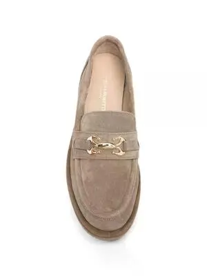 SERGIO MORETTI FIRENZE Suede Horsebit Loafers
