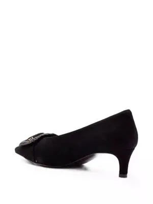 Roberto Festa Mirella Braided Detail Pointed Toe Pumps - Black