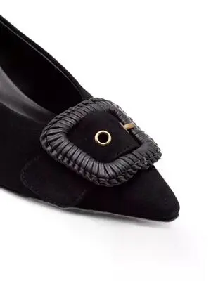 Roberto Festa Mirella Braided Detail Pointed Toe Pumps - Black