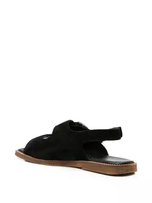 SERGIO MORETTI FIRENZE Buckle-fastening Slingback Sandals