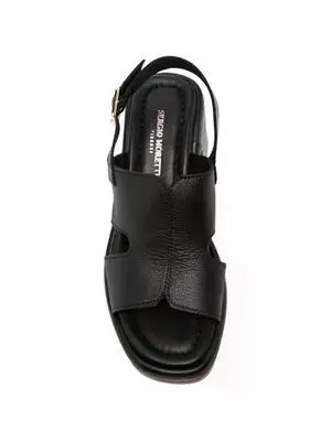 SERGIO MORETTI FIRENZE Buckle-fastening Platform Sandals