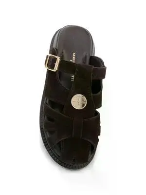 SERGIO MORETTI FIRENZE Buckle-fastening Cut-out Sandals