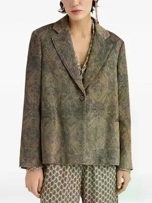 Momoni Lilja Printed Corduroy Jacket