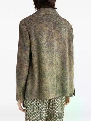 Momoni Lilja Printed Corduroy Jacket