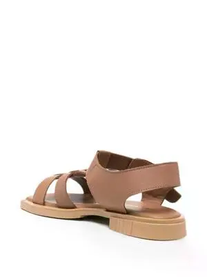 SERGIO MORETTI FIRENZE Buckle-fastening Leather Sandals