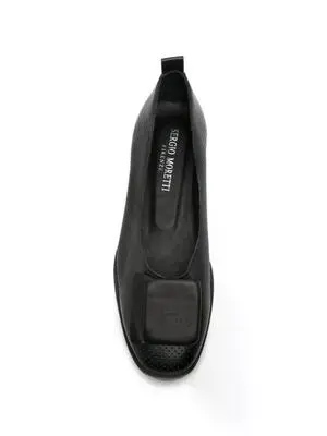 SERGIO MORETTI FIRENZE Perforated Ballet Flats