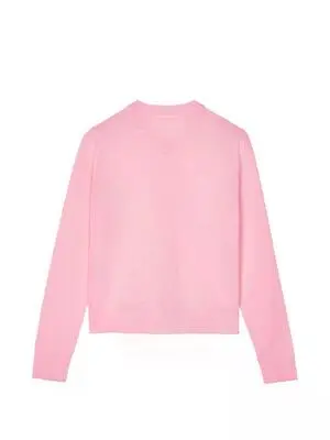Cecilie Bahnsen Floh Bow-detail Long-sleeve Cardigan - Pink