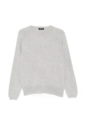 ANNE CLAIRE Long-sleeve Crew Neck Sweater - Grey