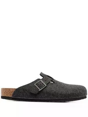BIRKENSTOCK Boston Round-toe Slippers - Grey