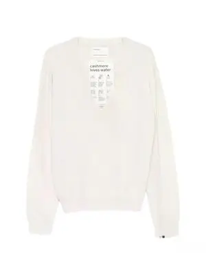 Extreme Cashmere Nº 492 Ben V-neck Sweater - Neutrals