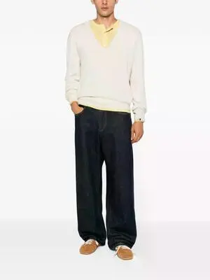 Extreme Cashmere V-neck Long Sleeve Sweater