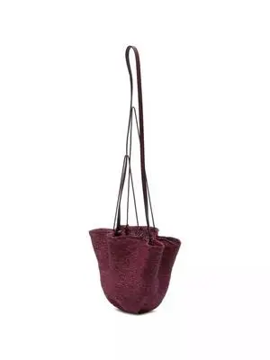 Ruslan Baginskiy Raffia Bucket Bag