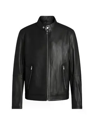 BOSS H-mansell5 Leather Zip-up Jacket