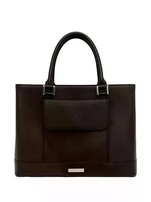 Burberry 2000-2017 Leather Tote Bag - Brown