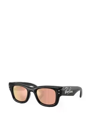 Ray-ban Wayfarer Puffer Crystal Edition Sunglasses - Black