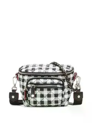 Mz Wallace Micro Crosby Gingham Quilted Crossbody Bag
