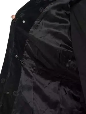 Off-White Hands Off Embroidered Velour Jacket
