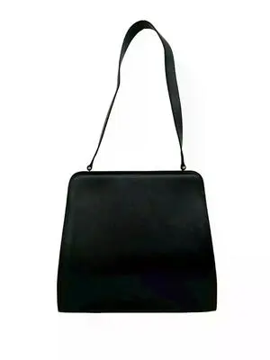 FERRAGAMO 1990-2000 Leather Gancini Shoulder Bag