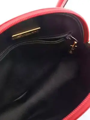 Saint Laurent Calf Leather Y-cutout Handbag - Red