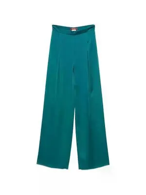 Max Mara Satin Finish Trousers - Blue