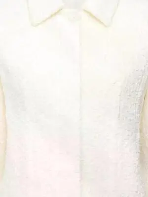 Another Tomorrow Long Sleeve Textured Jacket