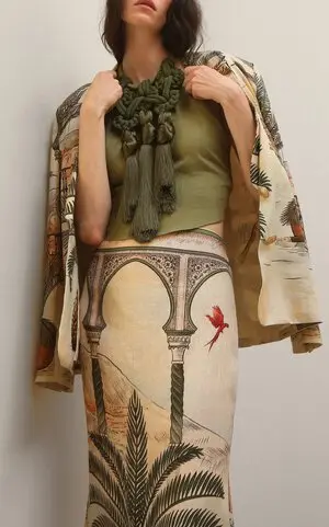 Johanna Ortiz Printed Blazer - Print