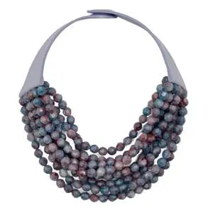 Fairchild Baldwin Medium Bella Orchid Necklace - Blue