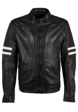 Mauritius Peter Leather Varsity Jacket