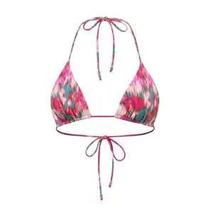 ROOM 24 Liv Reversible Triangle Bikini Top With Beaded Accents