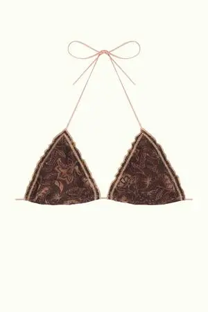CAMILA CTG Lanzarote Rizo Bikini Top - Brown