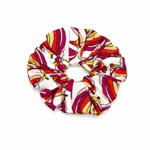 JULIA CLANCEY Oversized Martini Scrunchy - Orange