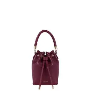 SAONARA BRAND Mini Bucket Bag Berry Leather - Red