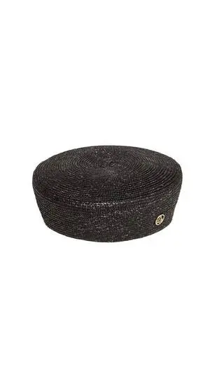LE TRAP Paros Straw Hat - Black