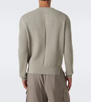 Rick Owens Ribbed-knit Virgin Wool Sweater