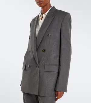 Stella McCartney Double-breasted Wool Blazer