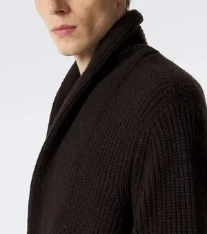 LISA YANG Lyle Double-breasted Cashmere Cardigan - Brown