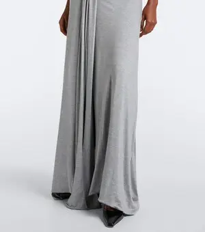 David Koma Draped Jersey Gown