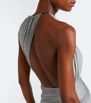 David Koma Draped Jersey Gown