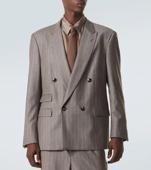 Giorgio Armani Pinstripe Virgin Wool Suit